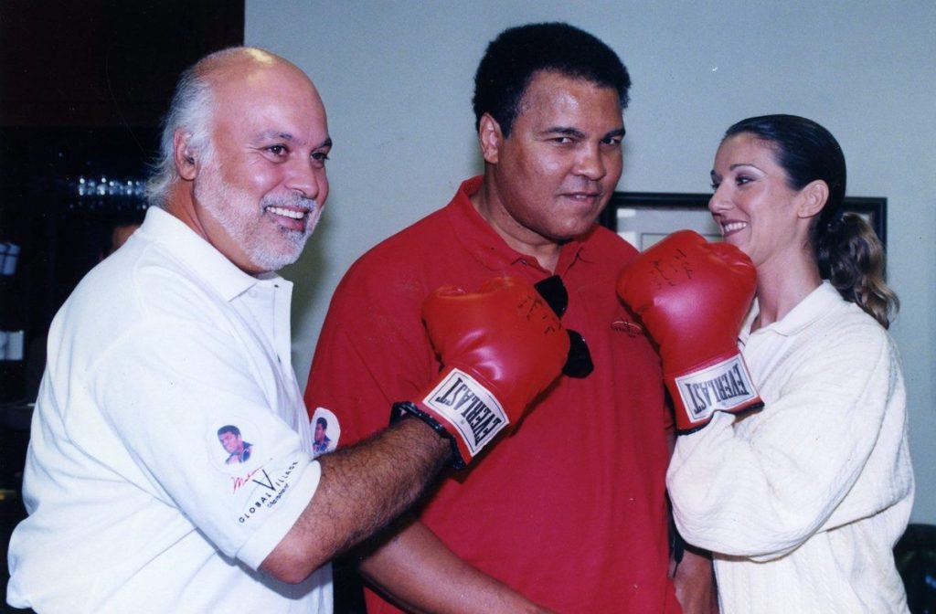 Celine Dion with Muhammad Ali | CelineDionWeb.com