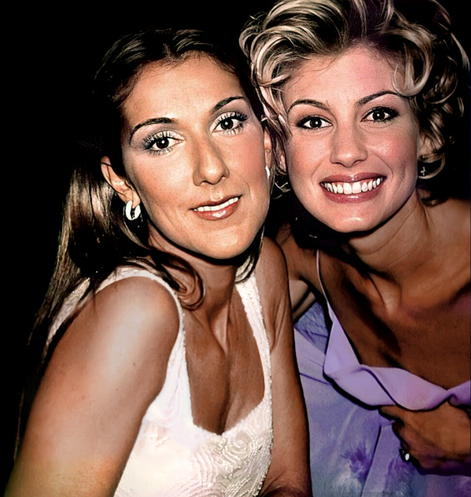 Celine Dion with Faith Hill | CelineDionWeb.com