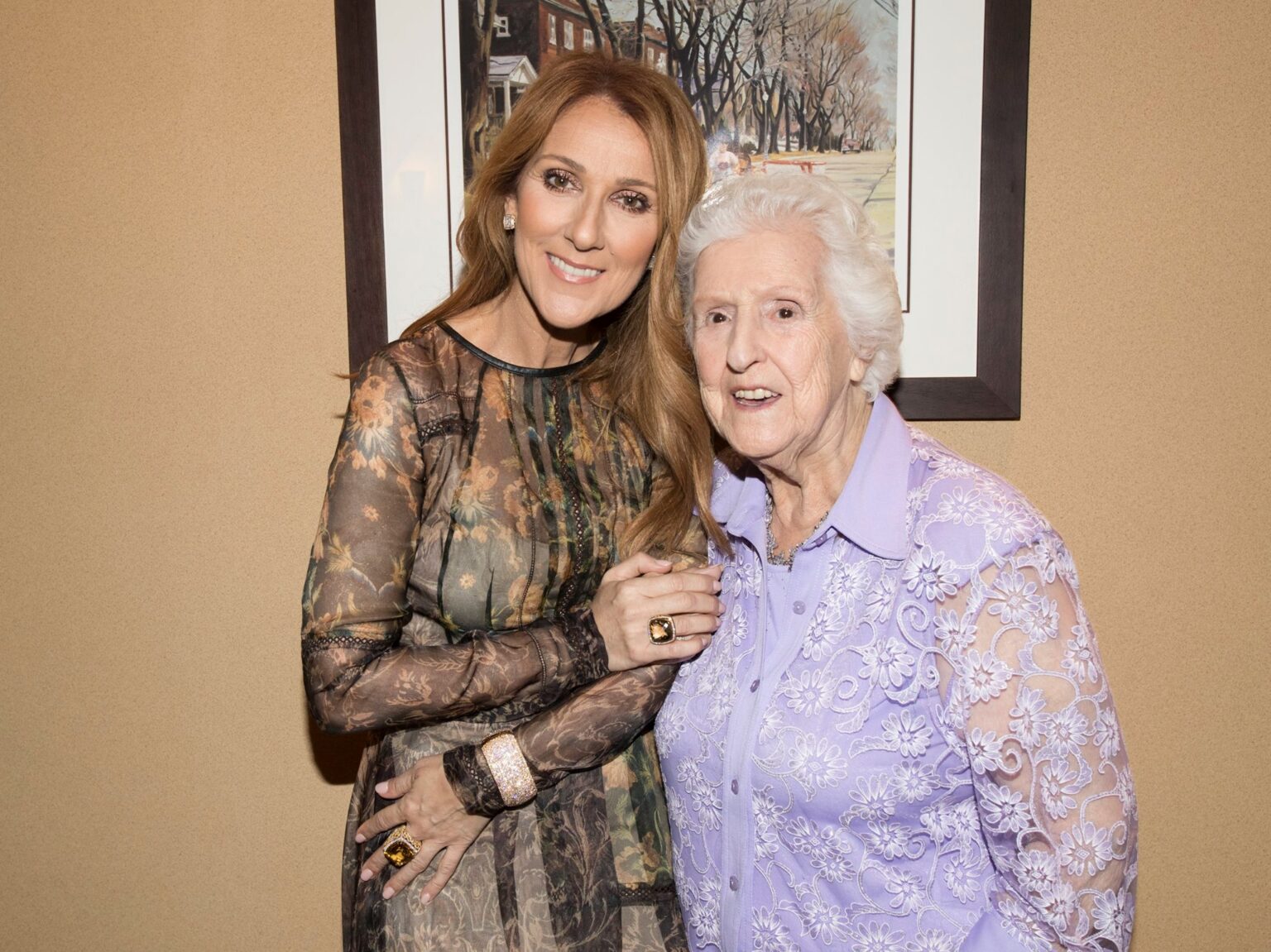 Celine Dion with Thérèse Dion | CelineDionWeb.com