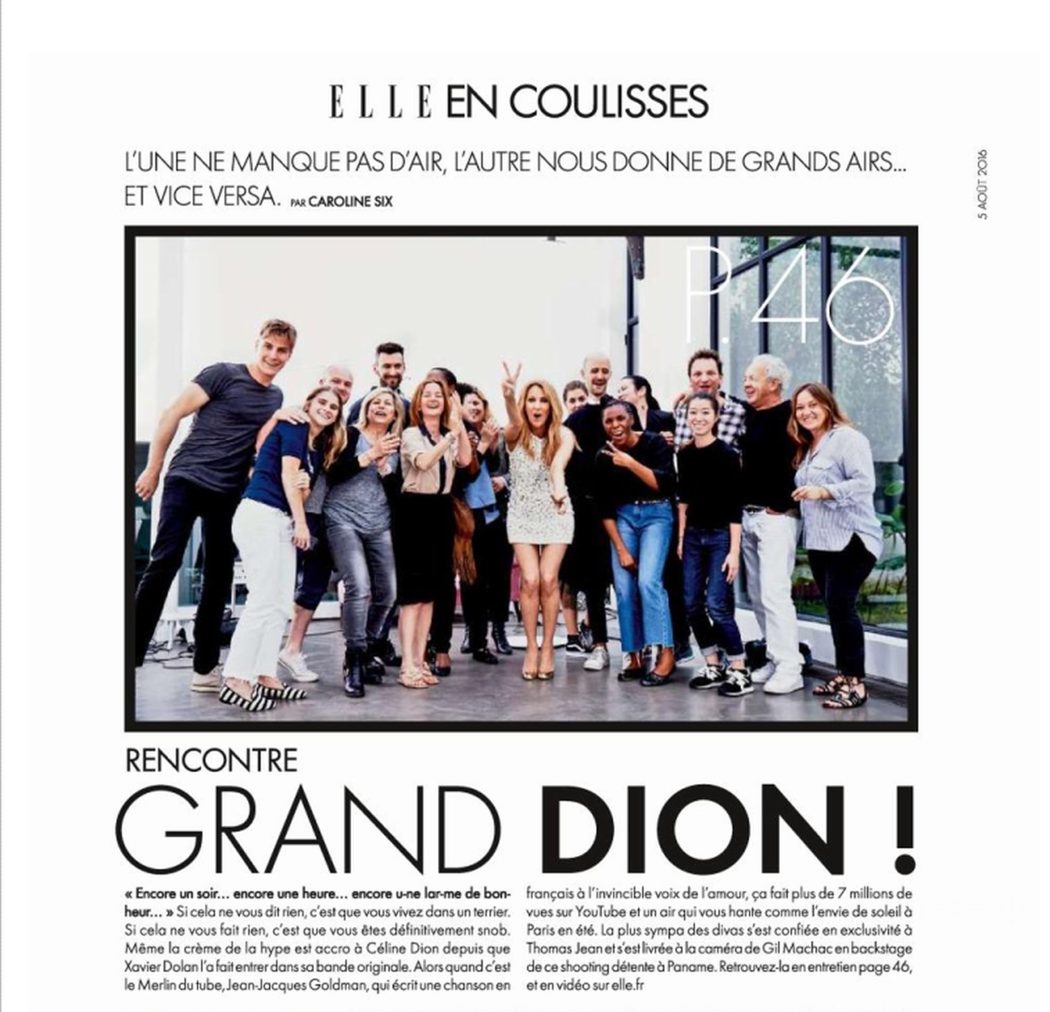 Elle | CelineDionWeb.com