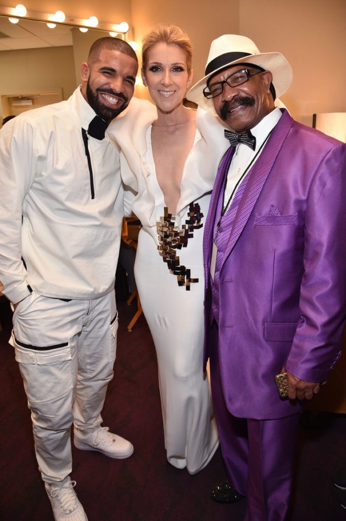 Celine Dion with Drake | CelineDionWeb.com