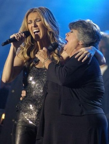Celine Dion with Ginette Reno | CelineDionWeb.com