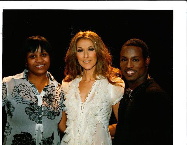 Celine Dion with Deon Ridley | CelineDionWeb.com